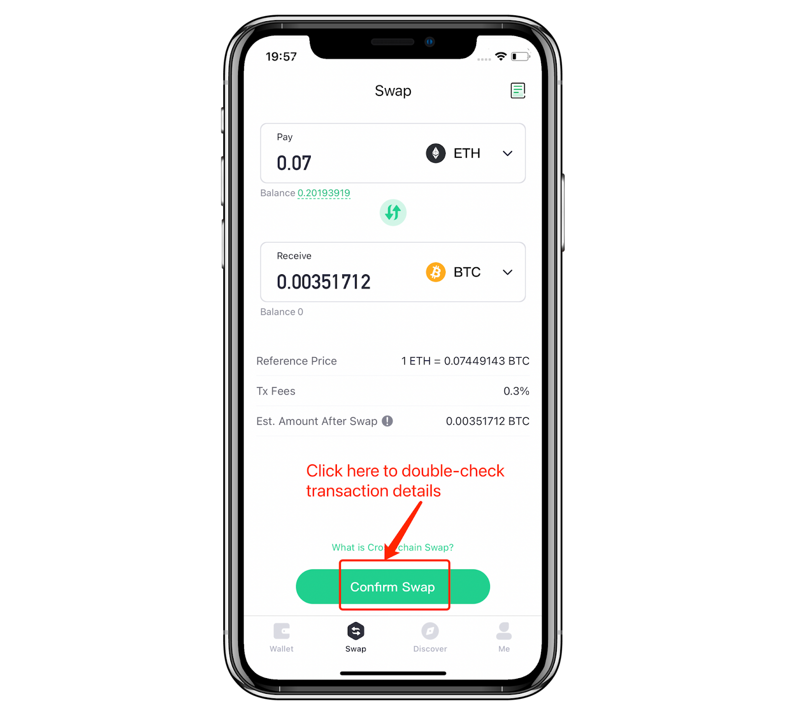 How to Use Cross-chain Swap – CoinEx Wallet